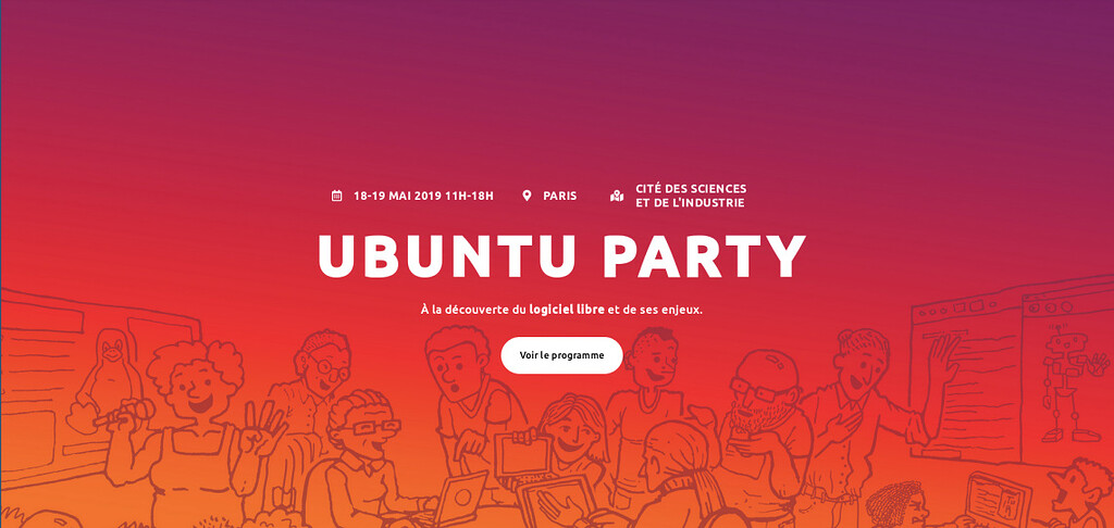 Ubuntu Party - Paris 18/19 mai 2019 - Event - Duniter Forum